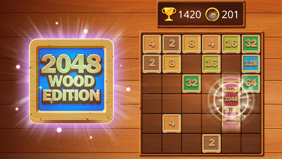 2048 Wood Edition 🕹️ Jogue Grátis no Play123