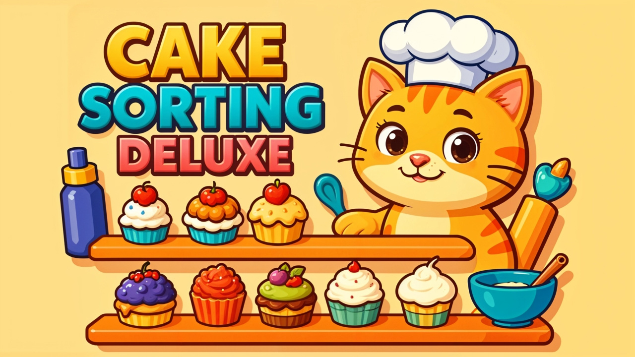 Cake Sorting Deluxe 🕹️ Jogue Grátis no Play123