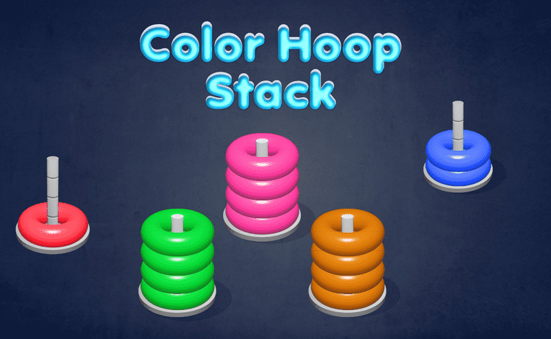 Color Hoop Stack 🕹️ Jogue Grátis no Play123