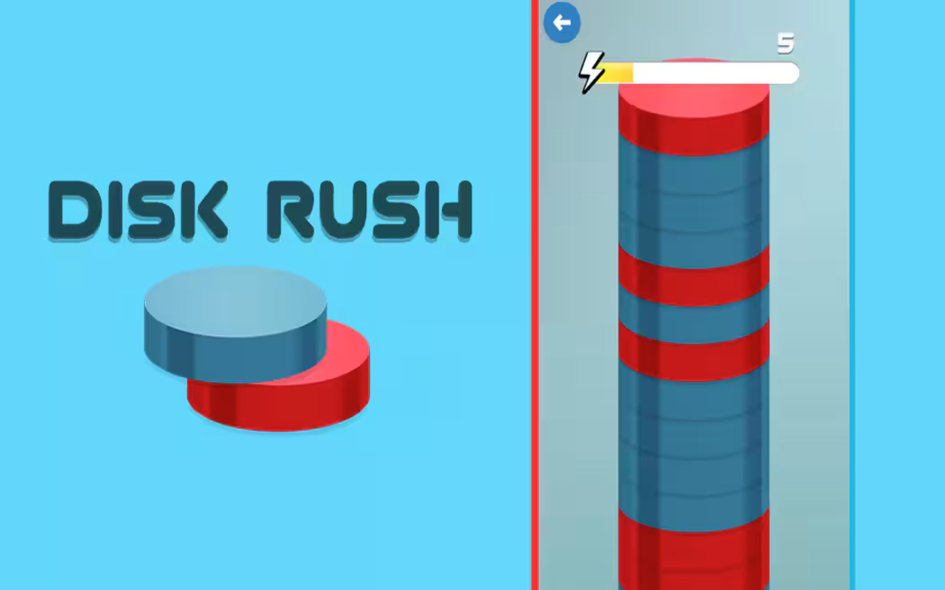 Disk Rush 🕹️ Jogue Grátis no Play123