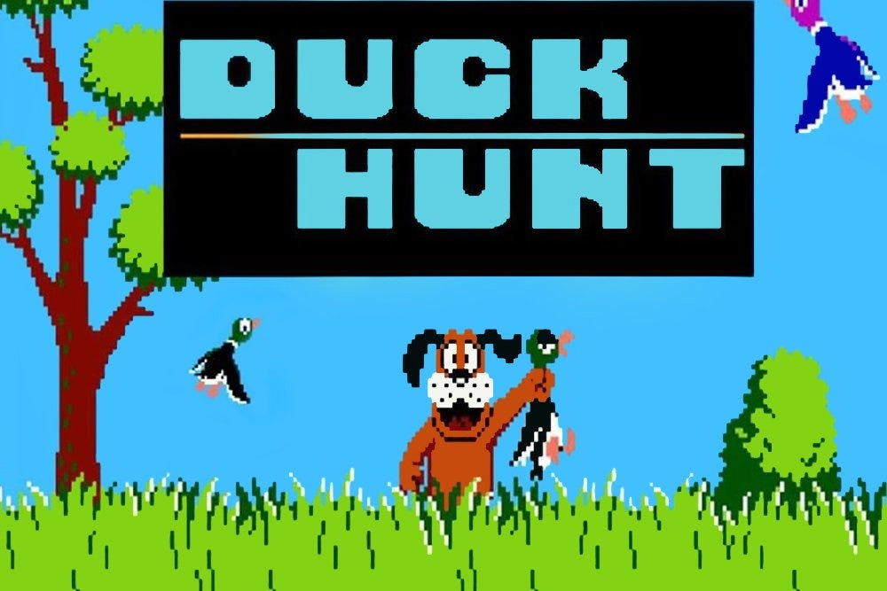 Duck Hunt 🕹️ Jogue Grátis no Play123