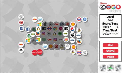 Famous Logo Mahjong 🕹️ Jogue Grátis no Play123