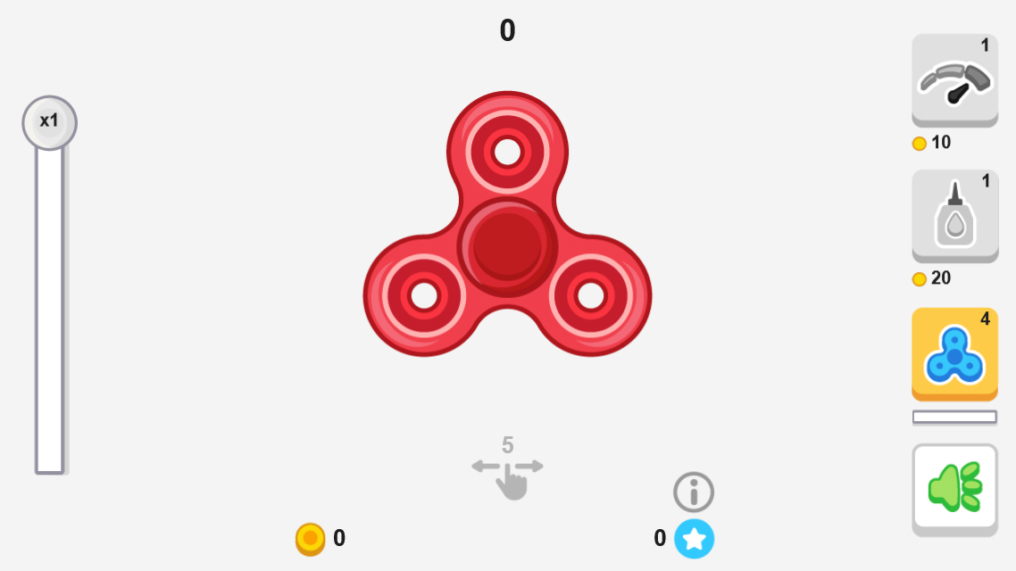 Fidget Spinner High Score 🕹️ Jogue Grátis no Play123