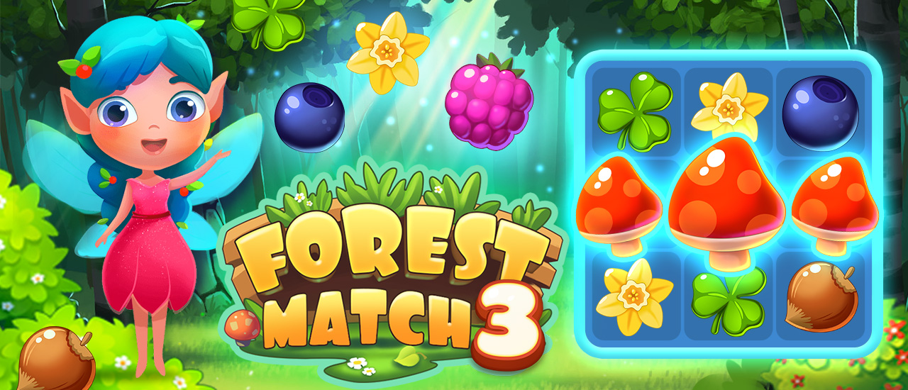Forest Match 3 🕹️ Jogue Grátis no Play123